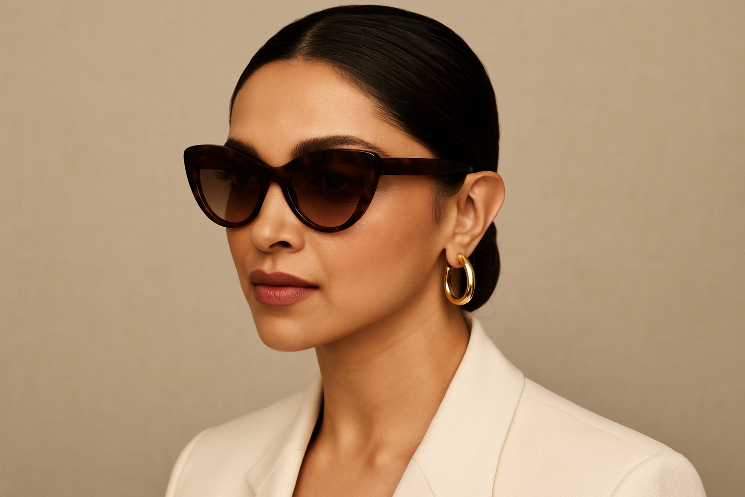 Why Deepika Padukone’s Sunglasses Always Look Perfect: Her Face Shape ...